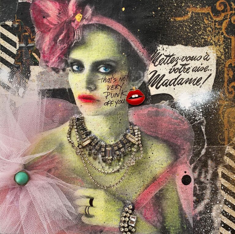 TINA CARTIER | Punk Lipstick Riot Breaks Out At Galerie DBC